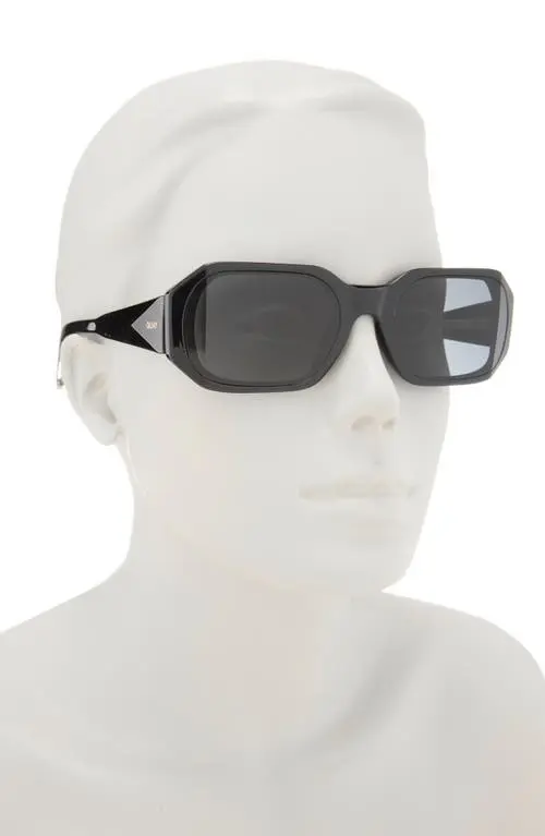 Quay Hyped Up Gem 57mm Square Sunglasses