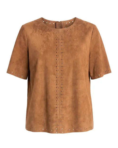 CARTOLINA Chloe Genuine Suede Top
