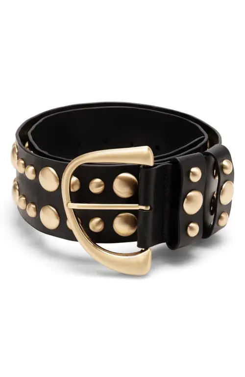 Cult Gaia Zoe Studded Leather Belt