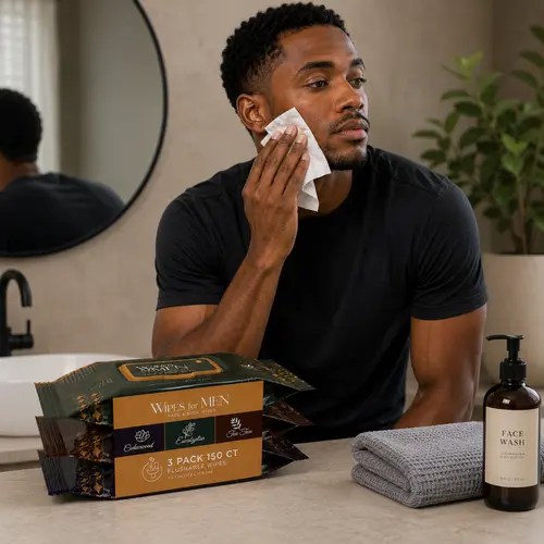PURSONIC Wipes & Beard/body Trimmer Grooming Set