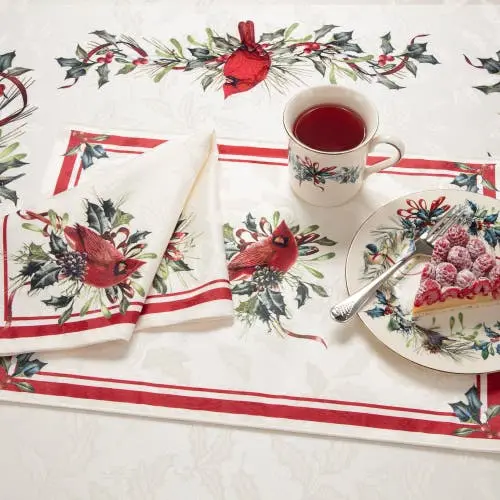 LENOX Holiday Winter Greetings Reversible Placemats Set Of 4