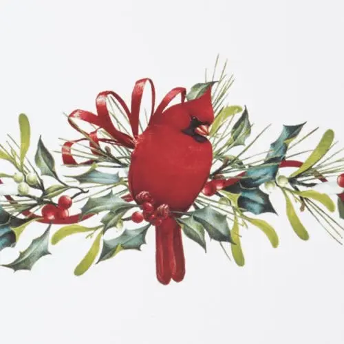 LENOX Winter Greetings Cardinal Cork Placemats, Set Of 4