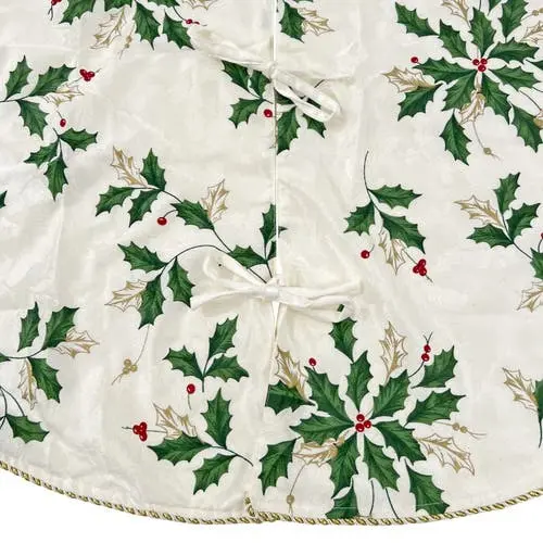 LENOX Scattered Holly Tree Skirt