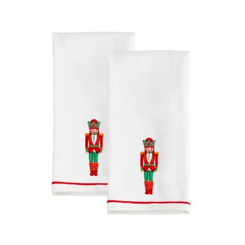 LENOX Bayberry Nutcracker Kitchen Towels, Set Of 2 - Multicolor