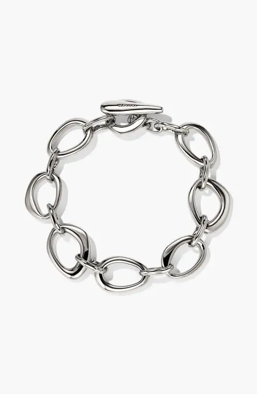 Mejuri Dôme Ripple Chain Bracelet - Sterling Silver
