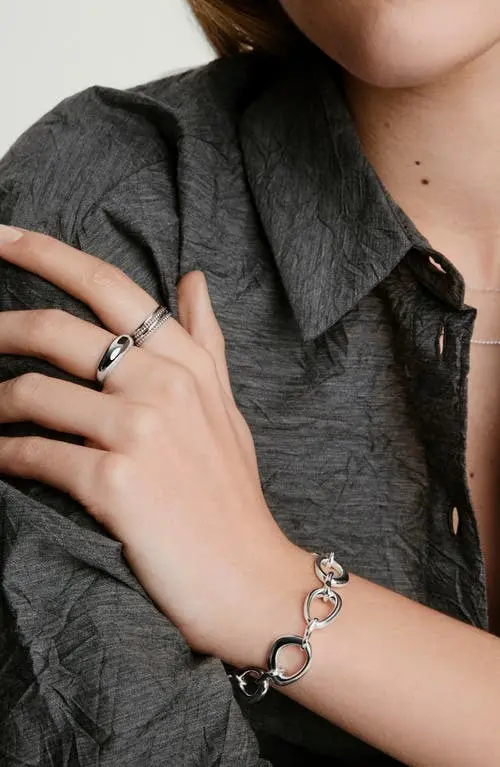 Mejuri Dôme Ripple Chain Bracelet