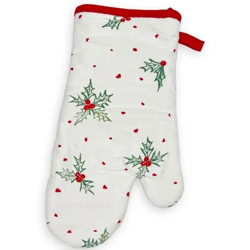 LENOX Bayberry Peace & Joy Oven Mit And Pot Holder 2 Piece Set