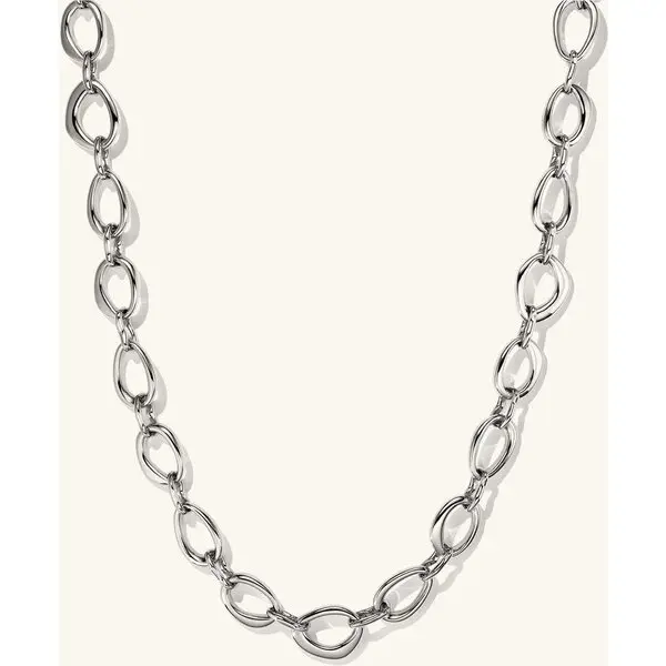 Mejuri Dôme Ripple Chain Necklace - Sterling Silver