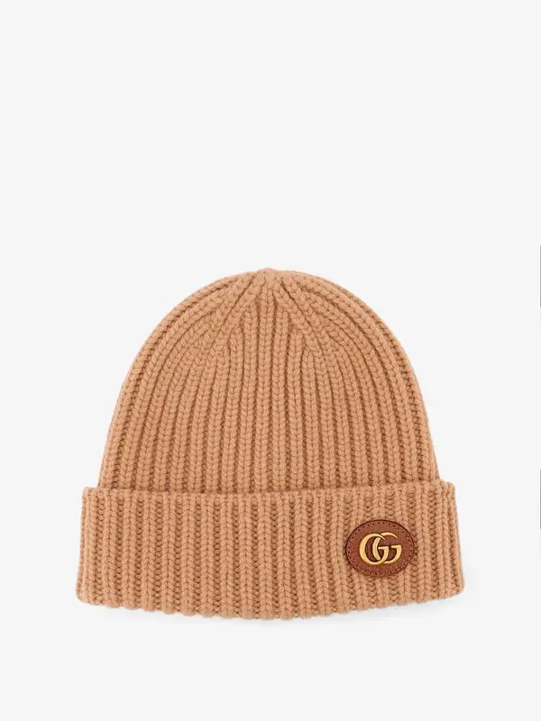 Gucci Wool And Cashmere Blend Hat - Beige