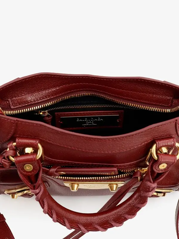 Balenciaga Le City Uptown Mini Leather Handbag