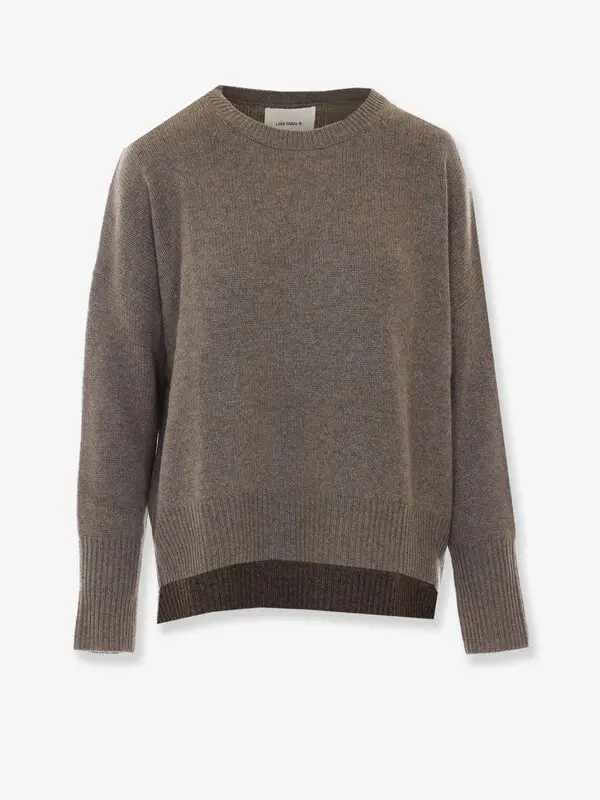 LISA YANG Mila Cashmere Sweater With Ribbed Knit
