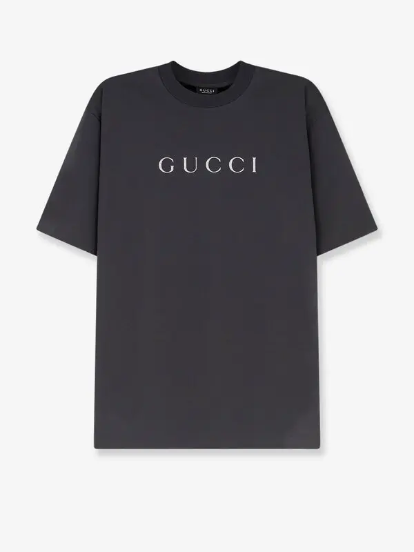 Gucci Cotton Jersey Tshirt - Grey