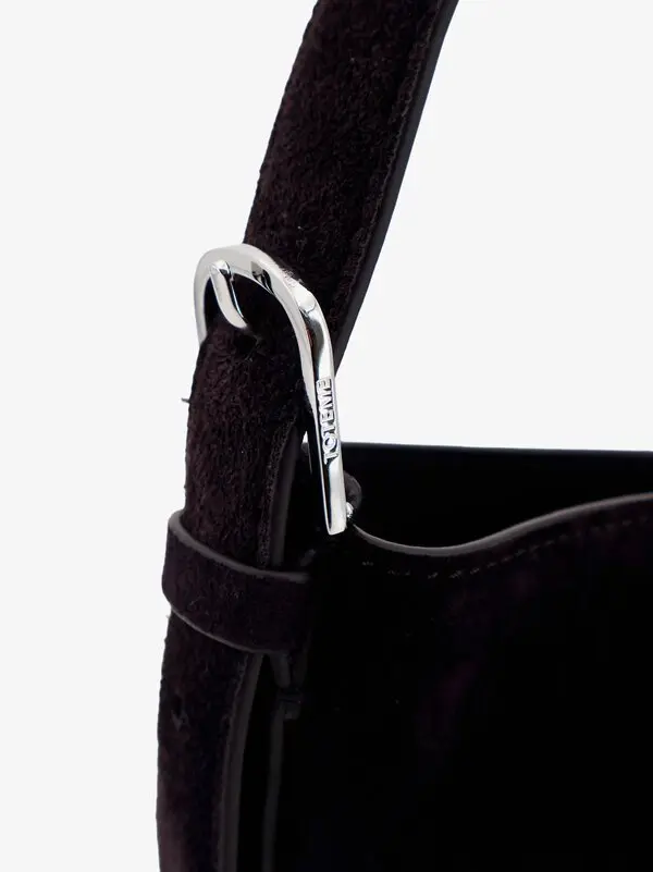 TOTEME Small Belted Suede Handbag