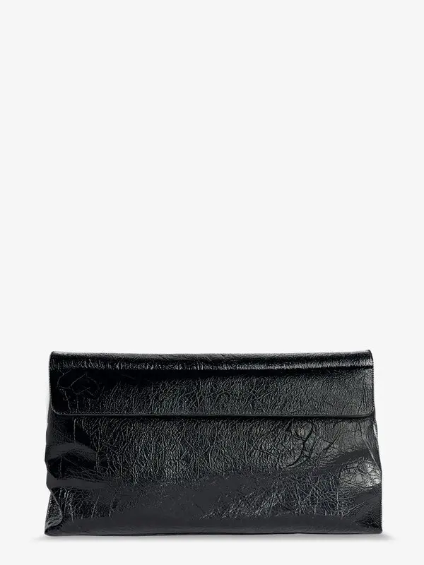 Balenciaga Le City Leather Clutch Bag