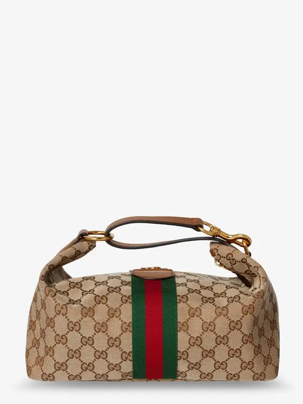 Gucci Vanity Gg Fabric Handbag