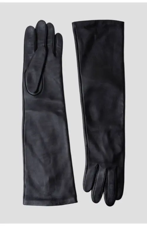Natori Leather Gloves Long Leather Gloves