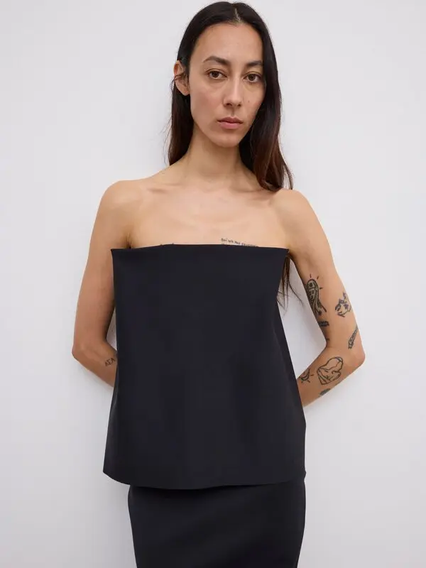 HOUSE OF DAGMAR Square Slim Dress - Black