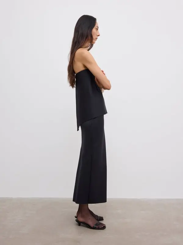 HOUSE OF DAGMAR Square Slim Dress - Black