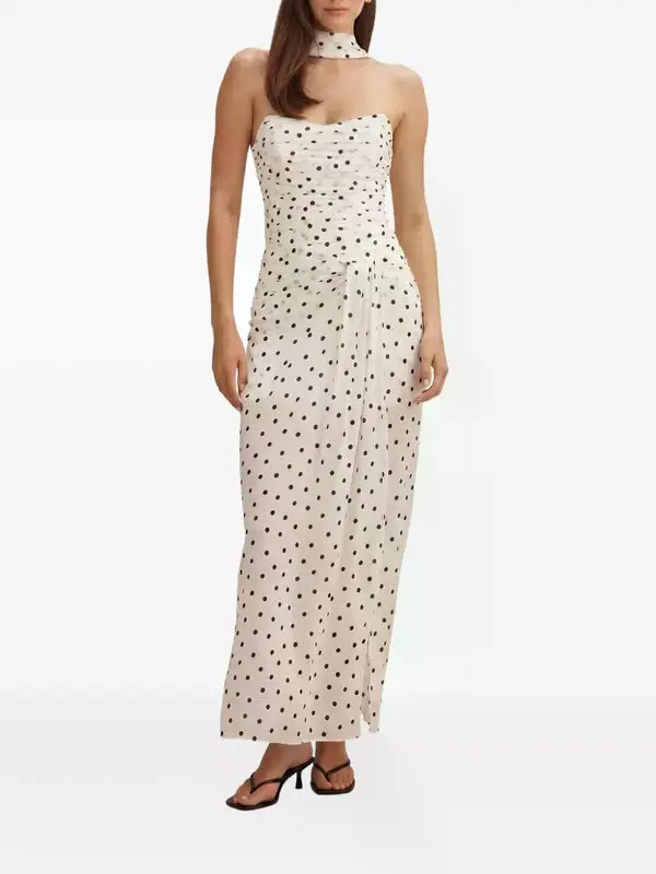 EVER NEW Arli Strapless Ruched Dress - White