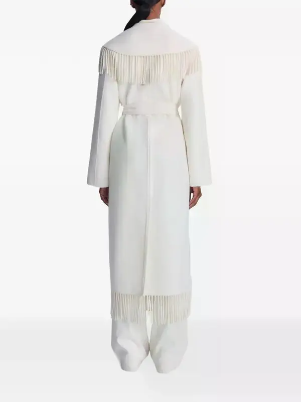 Simkhai Carrie Fringe Coat - Neutrals