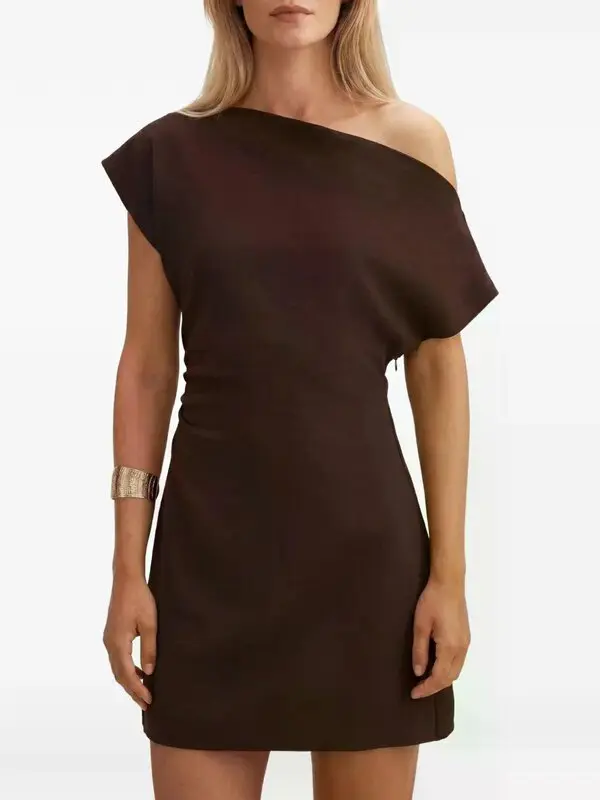 EVER NEW Danielle Asymmetrical Mini Dress