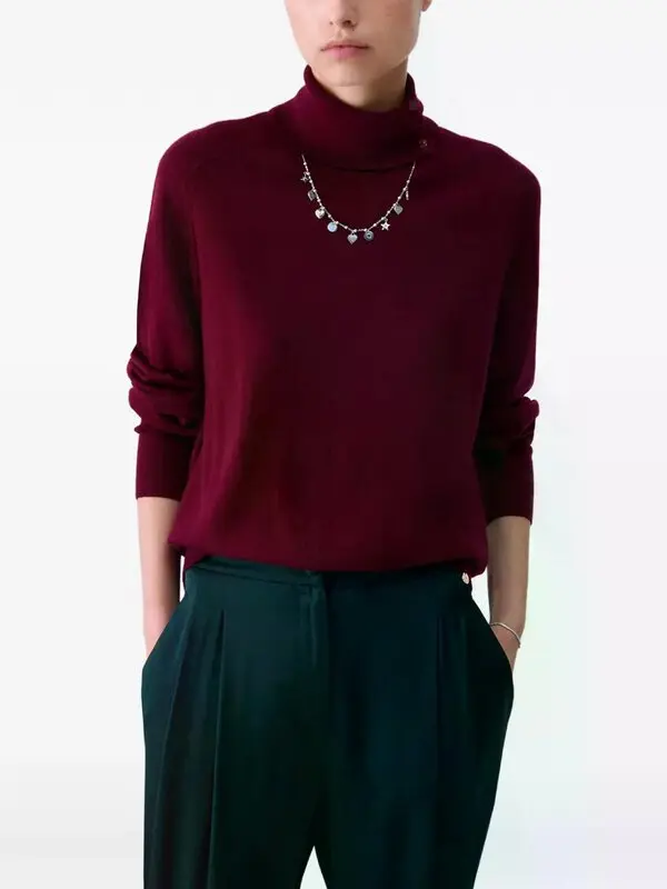 Liu Jo Wool Turtleneck With Bracelet