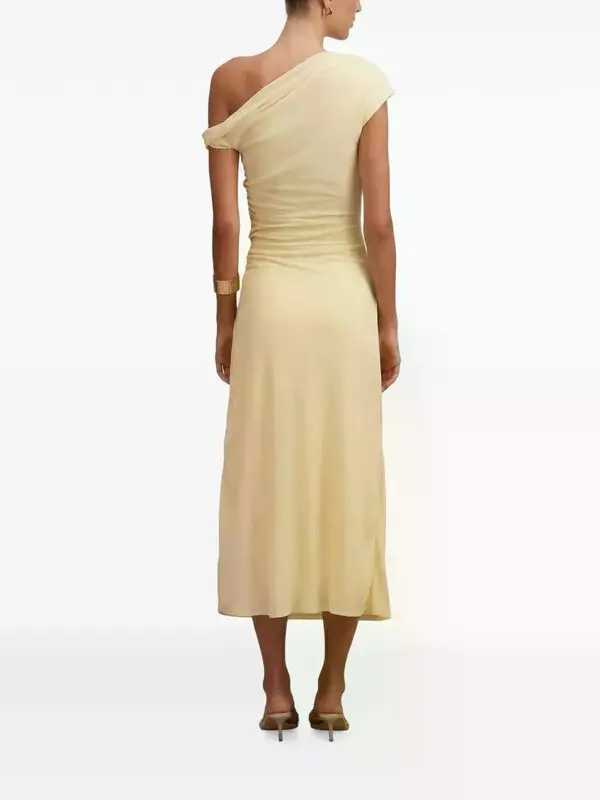 EVER NEW Piper Draped Tie Midi Dress
