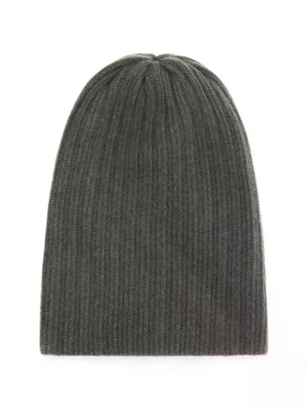 BAZISZT Kuls Ribbed-knit Beanie Hat - Grey
