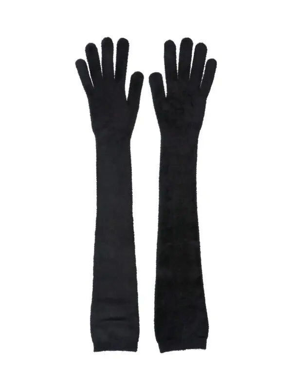 Alaïa Fabric Gloves - Black