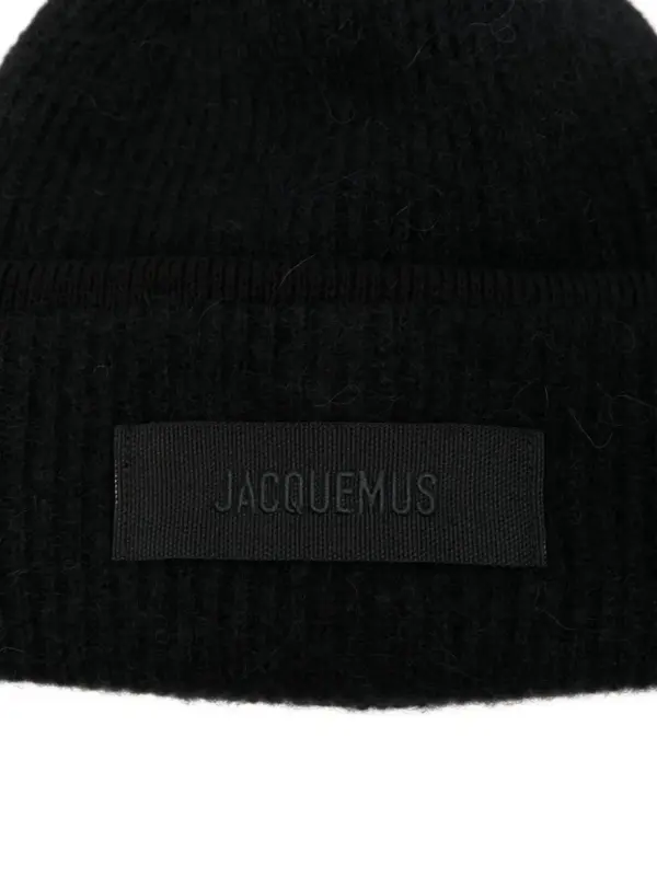 Jacquemus The Grosgrain Beanie - Black