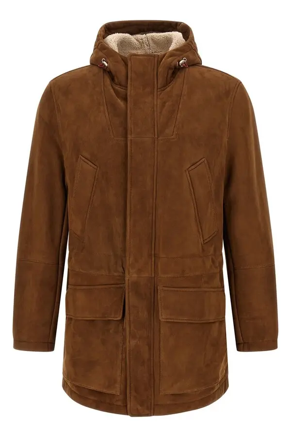 Brunello Cucinelli Suede Parka