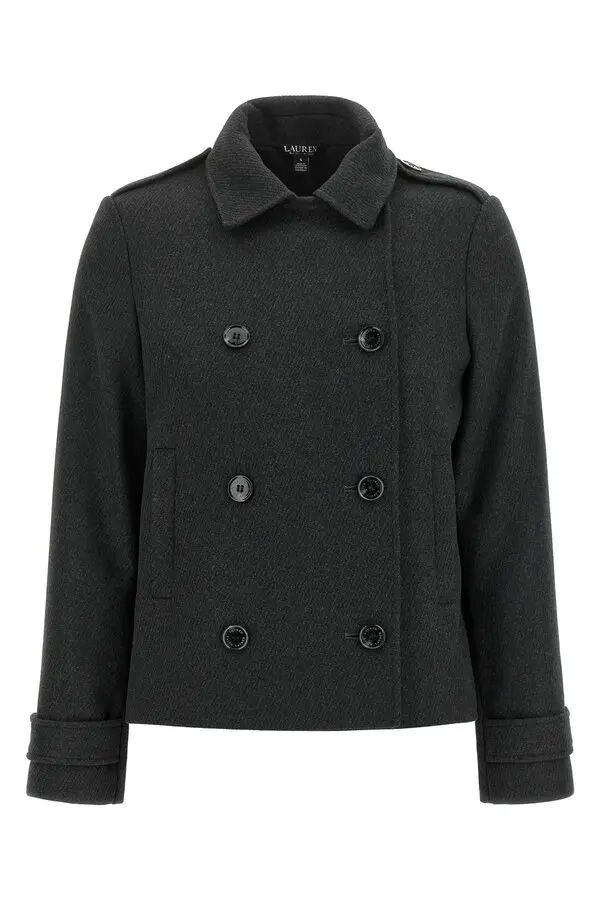 Ralph Lauren Double-breasted Coat - Gray