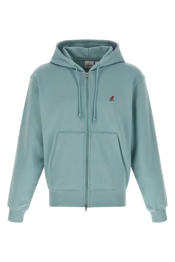Gramicci One Point' Hoodie - Light Blue