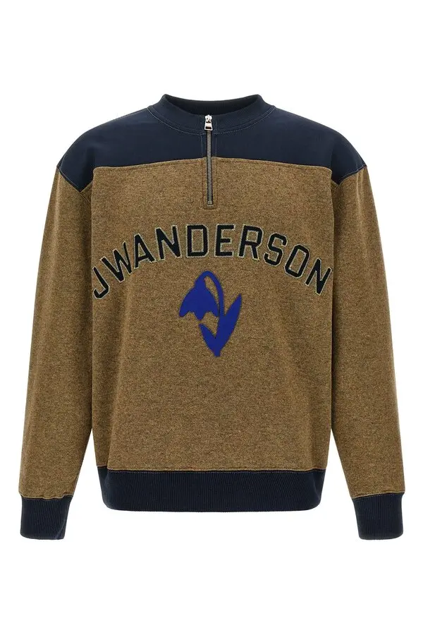 J.W.ANDERSON J. W.anderson Half-zip Sweatshirt - Multi