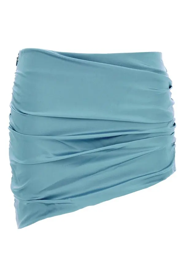 Alessandra Rich Satin Mini Skirt