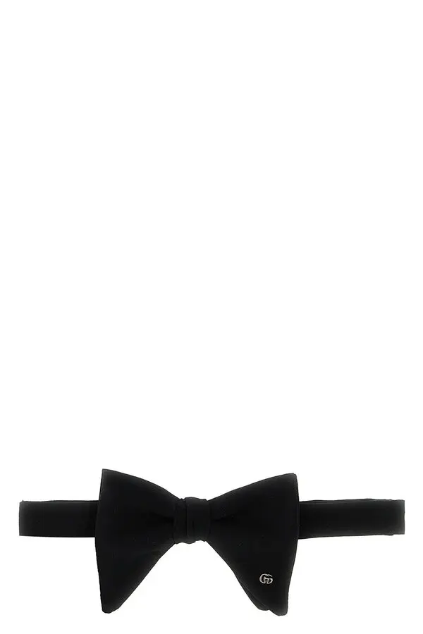 Gucci Silk Crepe Bow Tie