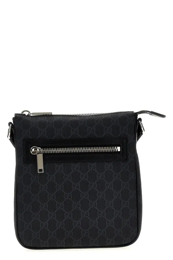 Gucci Gg Supreme' Crossbody Bag - Black