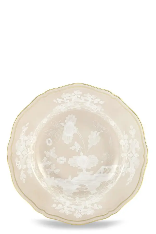 GINORI 1735 Soup Plate 'oriente Italiano' ⌀ 24 Cm - Beige