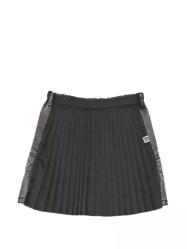 Mihara Yasuhiro Combined Skirt Cargo Shorts - Grey