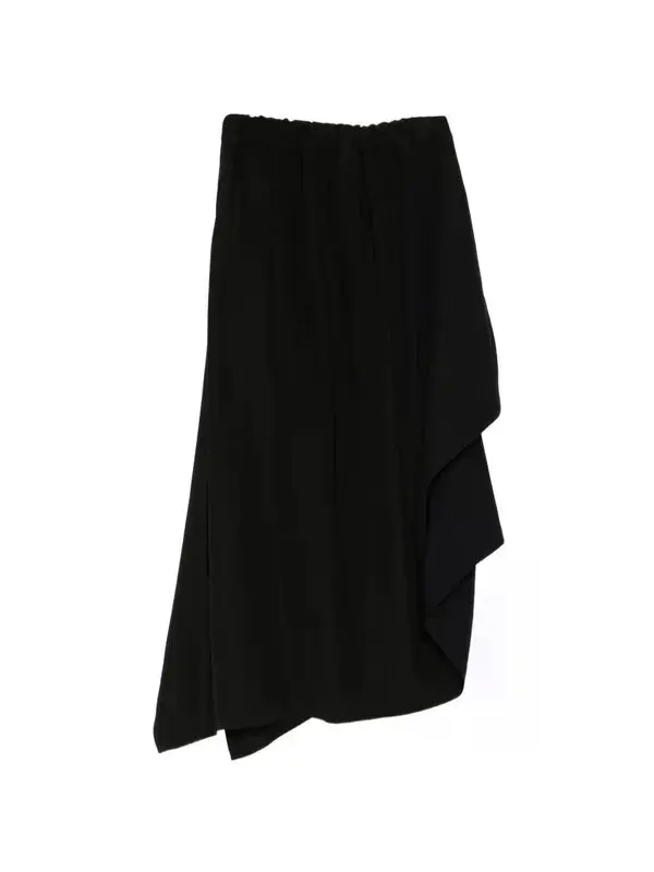 LIMI FEU Double-satin Irregular Hem Skirt