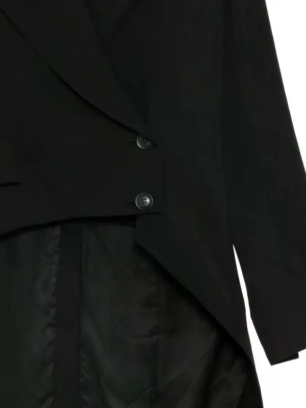 LIMI FEU Wool Gabardine Long Jacket