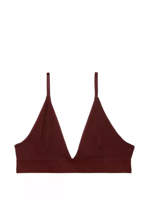 BASERANGE Ribbed Triangle Bra