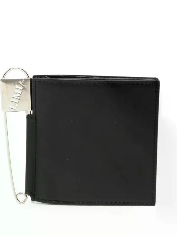LIMI FEU Safety-pin Bifold Wallet - Black