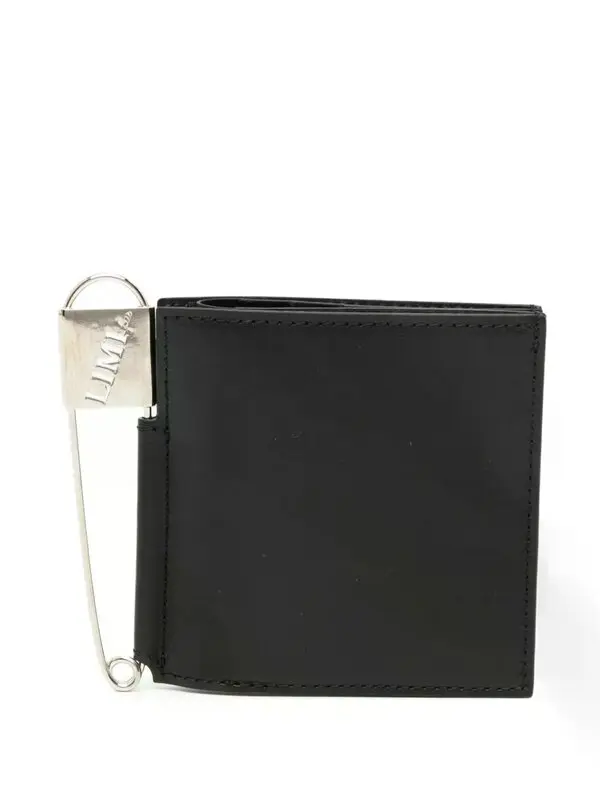 LIMI FEU Safety-pin Bifold Wallet - Black