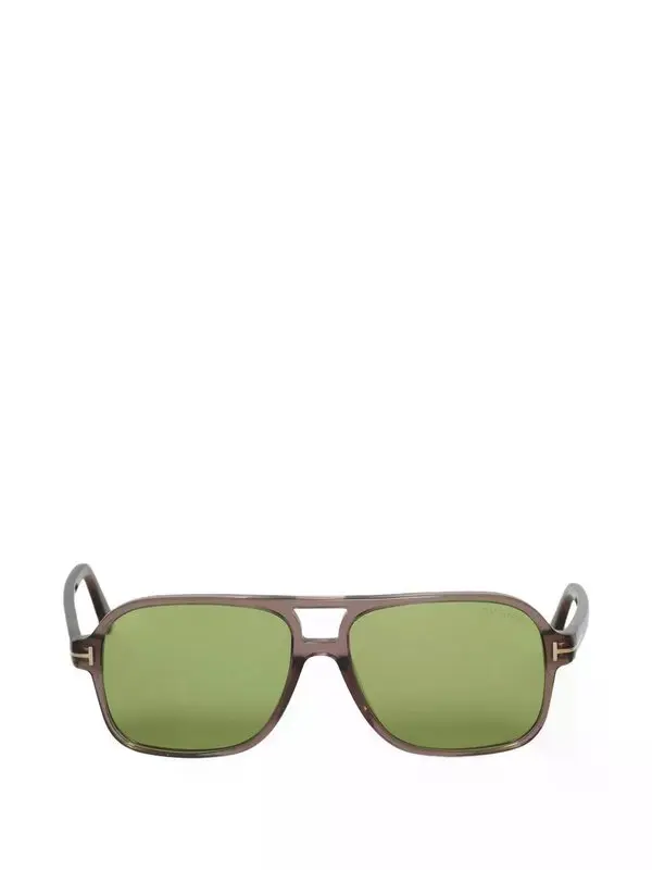 TOM FORD Madison Pilot-frame Sunglasses - Brown