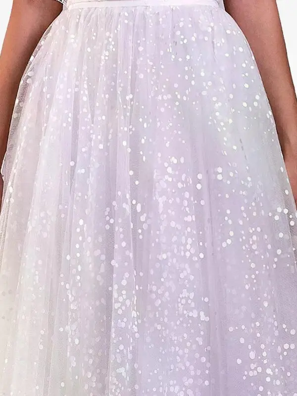 GEMY MAALOUF Polka-dot Tulle Skirt