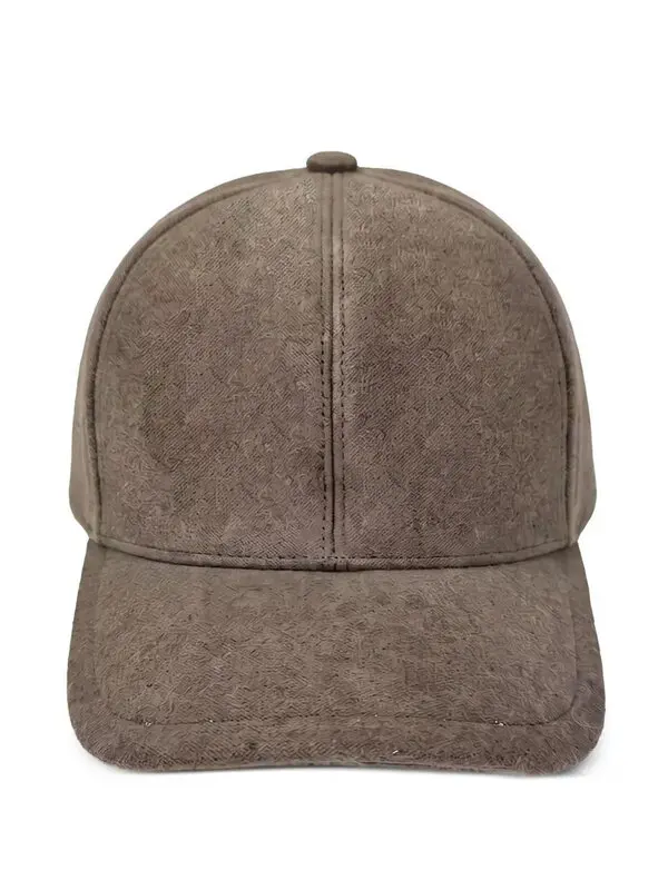 Fedeli Land Felt Baseball Cap - Brown