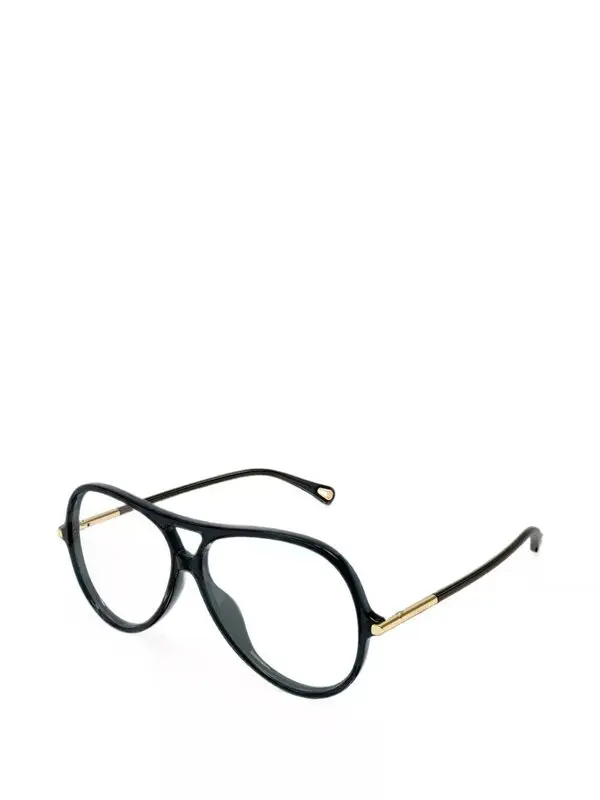 Chloé Pilot-frame Glasses - Black