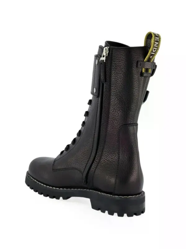 Fendi Commando Buckle-detail Biker Boots