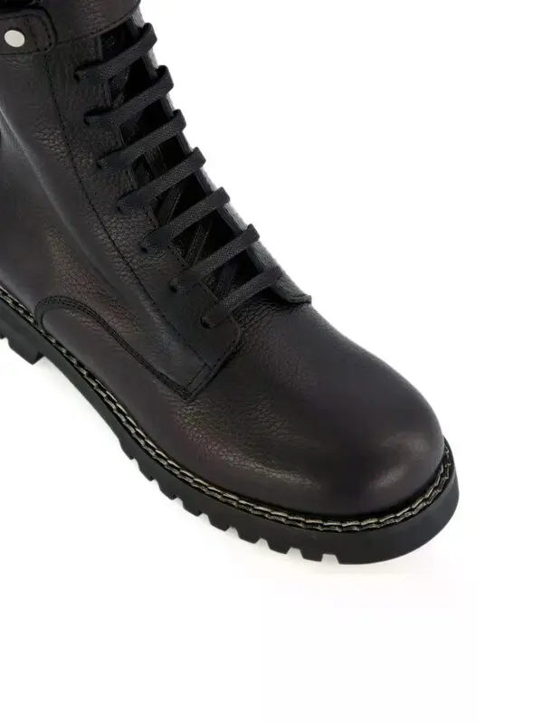 Fendi Commando Buckle-detail Biker Boots